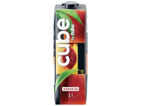 Negazirani sok CUBE By Tube breskva 1l