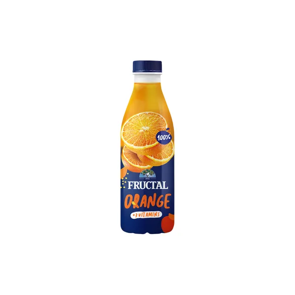 Negazirani sok FRUCTAL pomorandža 100% 750ml