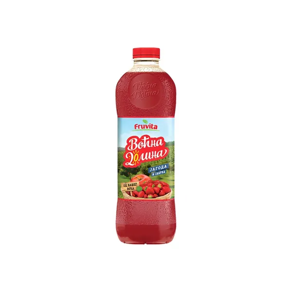 Negazirani sok FRUVITA Voćna dolina jagoda i jabuka 1,5l