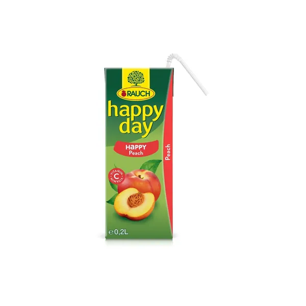 Negazirani sok HAPPY DAY Family breskva 200ml