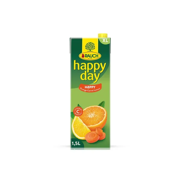 Negazirani sok HAPPY DAY Family pomorandža šargarepa limun 1,5l
