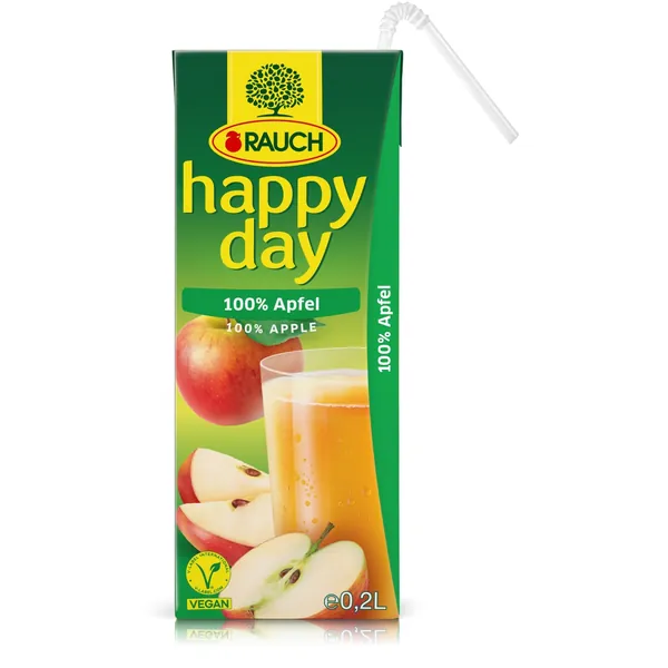 Negazirani sok HAPPY DAY jabuka 0.2L