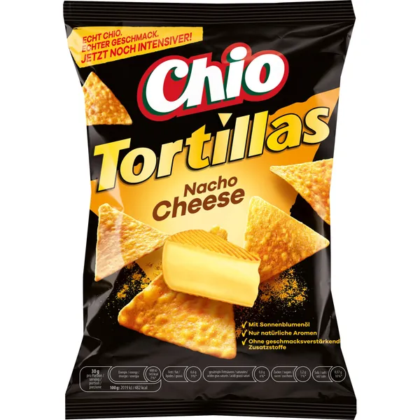 Čips CHIO nacho cheese 110g