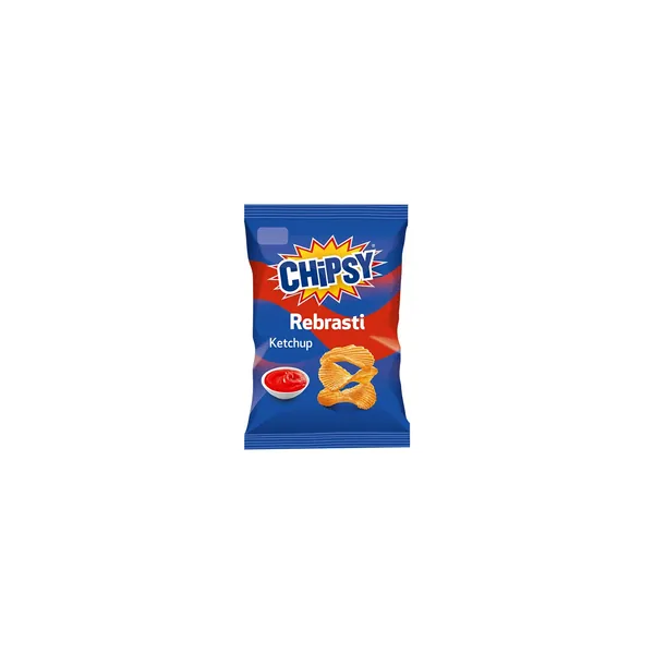 Čips CHIPSY rebrasti ketchup 60g