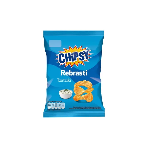 Čips CHIPSY tzatziki rebrasti 60g