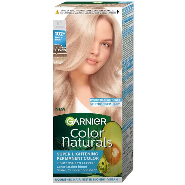 Farba za kosu GARNIER COLOR NATURALS 102+ frosty silver