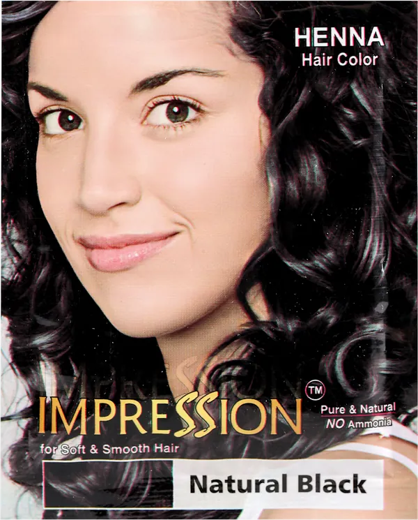 Farba za kosu IMPRESSION kana za kosu Natural black