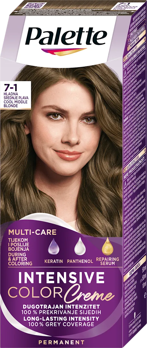 Farba za kosu PALETTE Intensive Color 7.1 middle blonde