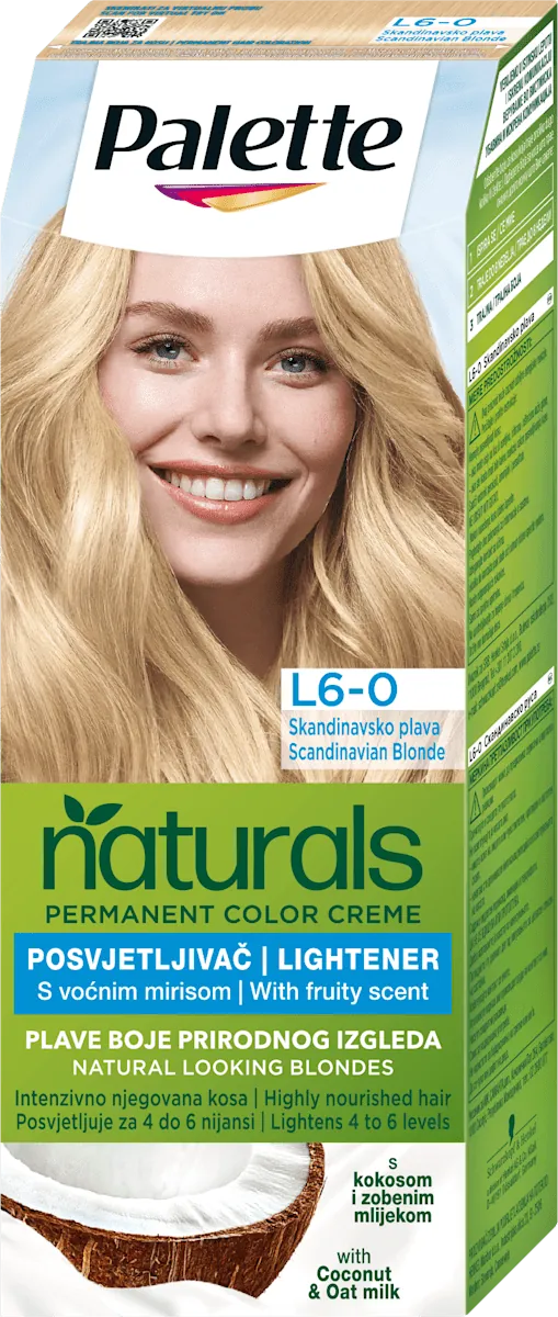 Farba za kosu PALETTE PNC Palette Permanent Natural Colors L6-0 (100) Skandinavian Blonde