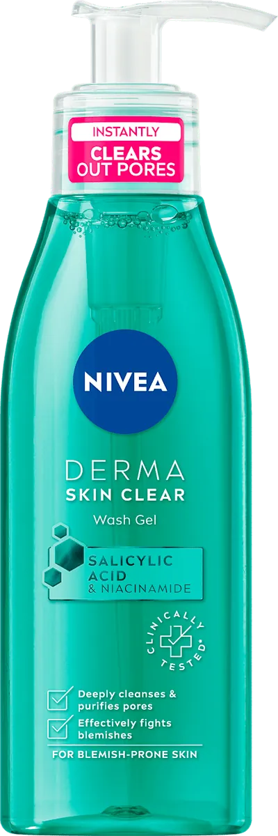 Gel za čišćenje lica NIVEA Derma skin clear 150ml