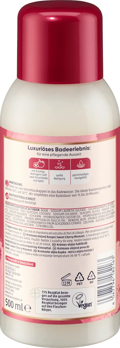 Kremasto uljana kupka BALEA Sweet cherry moment 500ml