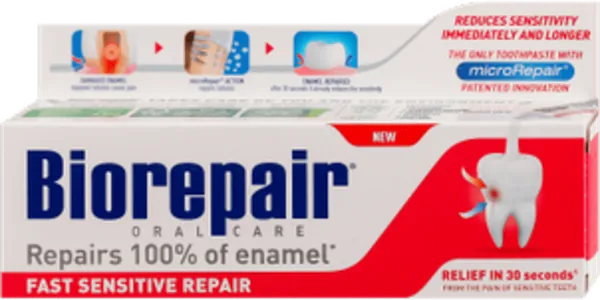 Pasta za zube BIOREPAIR Fast sensitive repair 75ml