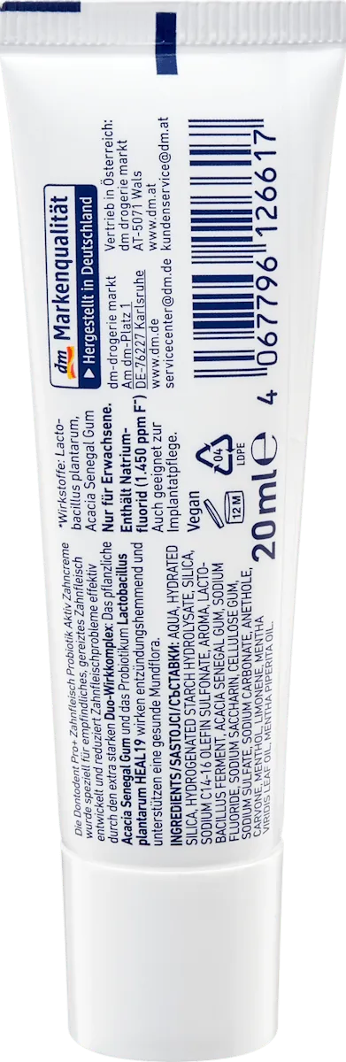 Pasta za zube DONTODENT Pro+ probiotik aktiv 20ml