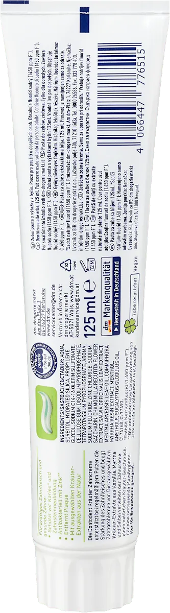 Pasta za zube DONTODENT biljna 125ml