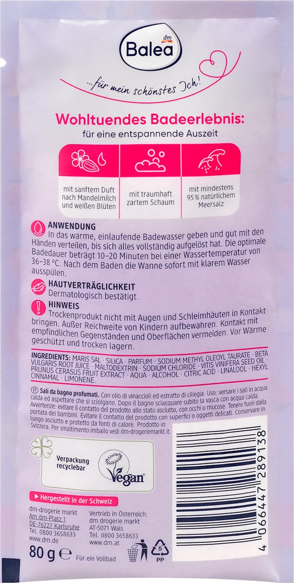 So za kupanje BALEA Fur dich 80g