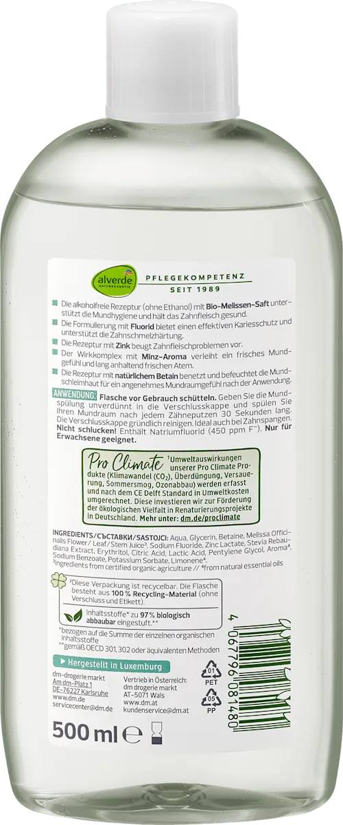 Tečnost za ispiranje usta ALVERDE Pro climate 5u1 500ml