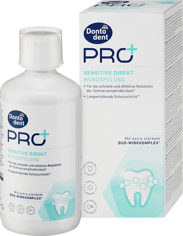 Tečnost za usta DONTODENT Pro+ sensitive direkt 400ml