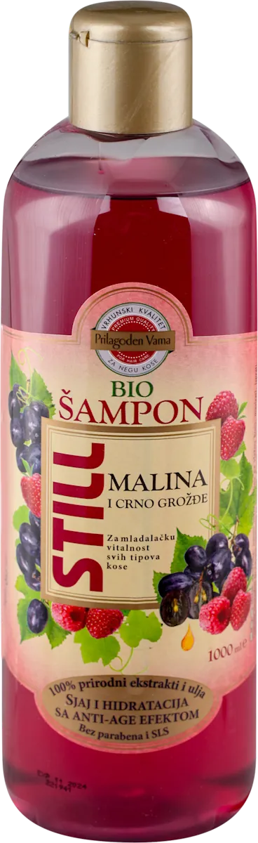 Šampon za kosu STILL Bio malina&crno grozdje 1l