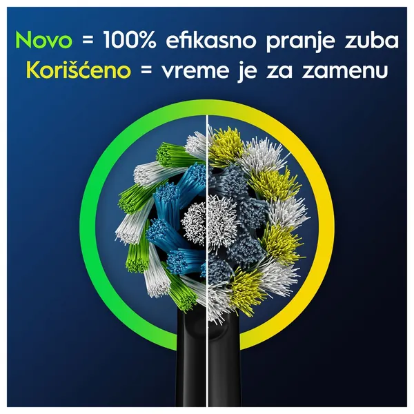 Elektrićna četkica za zube ORAL B Cross action nastavak 4kom