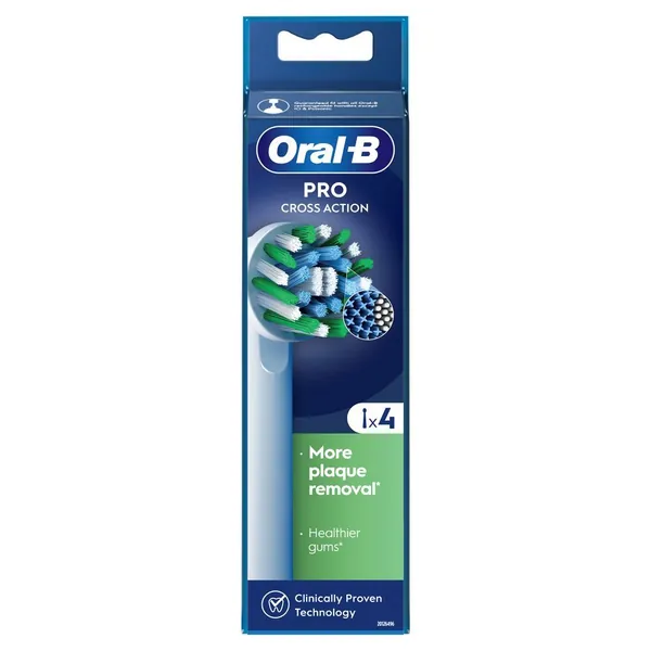 Električna četkica za zube ORAL B Oral-B Cross Action zamenske glave za električnu četkicu za zube, 4 komada