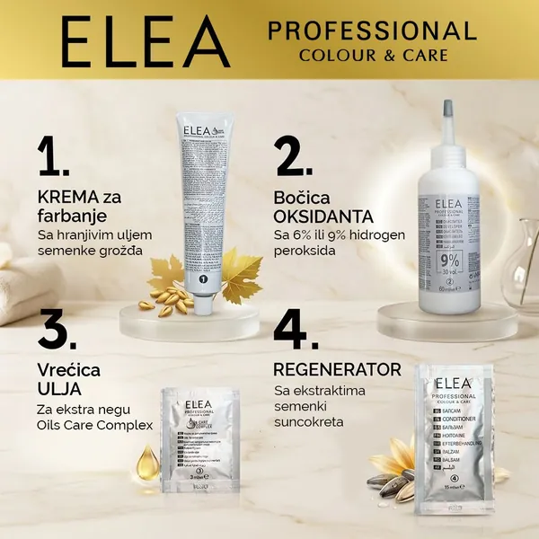 Farba za kosu ELEA Professional farba za kosu No 10.01