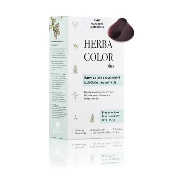 Farba za kosu HERBA COLOR PLUS 4MV mahagoni kestenjasta