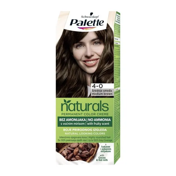 Farba za kosu PALETTE Naturals 4.0 medium brown