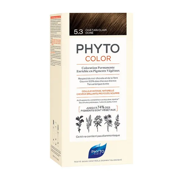 Farba za kosu PHYTO color 5.3 chatain clair d