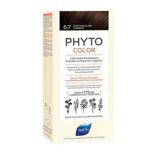 Farba za kosu PHYTO color 5.7 Chatain clair m