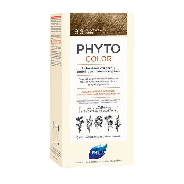 Farba za kosu PHYTO color 8.3. blond clair dor