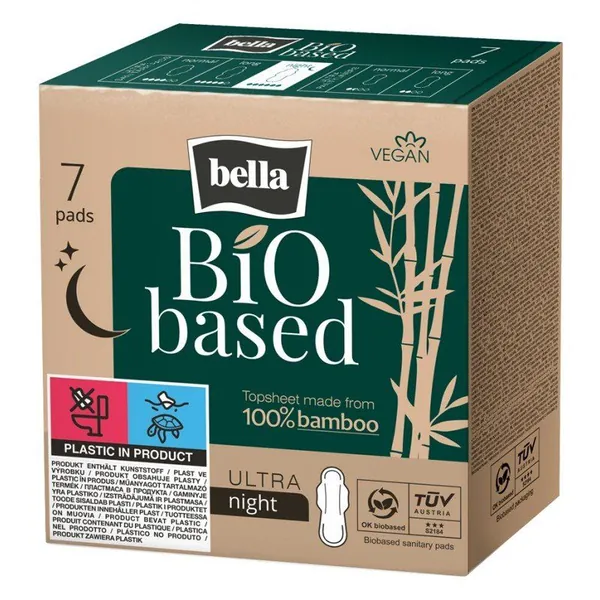 Higijenski ulošci BELLA Bio Based noćni 7 komada