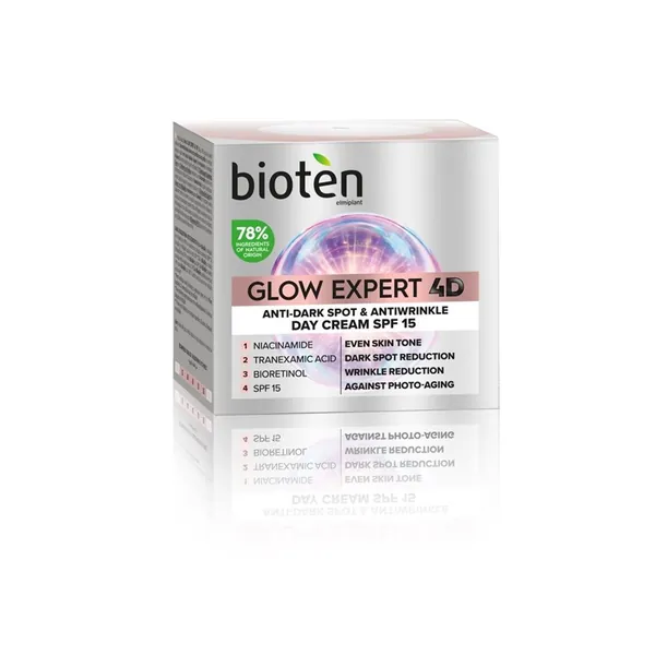 Krema za lice BIOTEN glow expert 4d dnevna krema 50ml