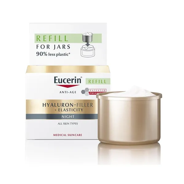 Krema za lice EUCERIN Hyaluron-Filler + Elasticity Noćna krema Refill, 50ML