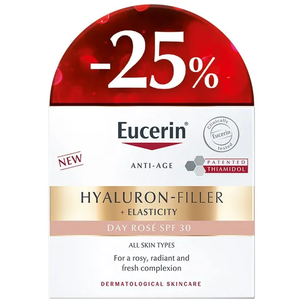 Krema za lice EUCERIN box elasticity krema spf30 rosy 50ml