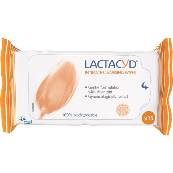 Maramice za negu intimne regije LACTACYD Daily maramice 15 komada