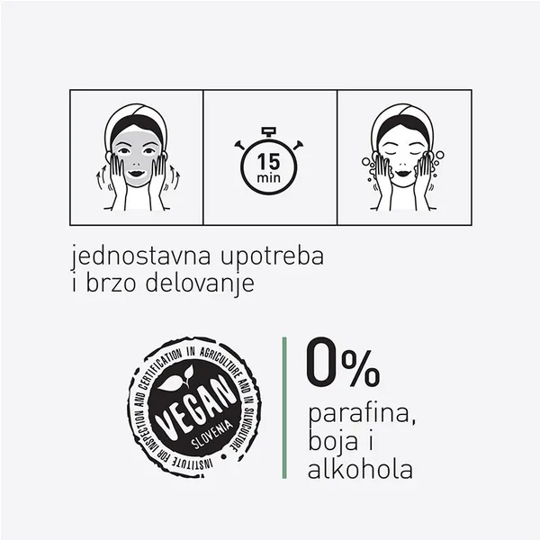 Maska za lice AFRODITA why mask niacinamide B3 , 1 kom