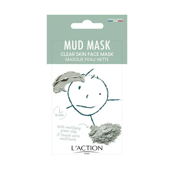 Maska za lice L'ACTION PARIS mud clear 15g