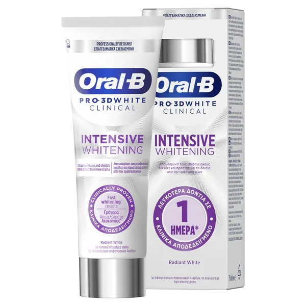 Pasta za zube ORAL B Oral-B Pro 3D White Clinical - Radiant White , 75 ml