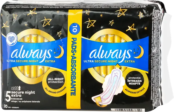 Higijenski ulošci ALWAYS Ultra night duo 10kom