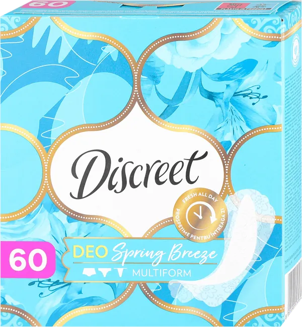 Higijenski ulošci DISCREET dnevni Spring Br.60 kom