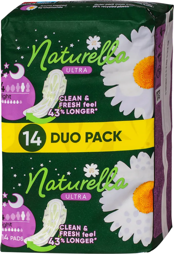 Higijenski ulošci NATURELLA Ultra Duo Night 14/1