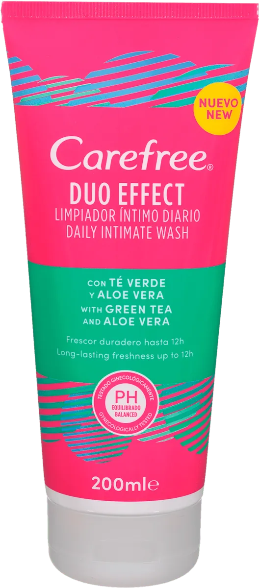 Intimna kupka CAREFREE duo effect aloe vera 200ml
