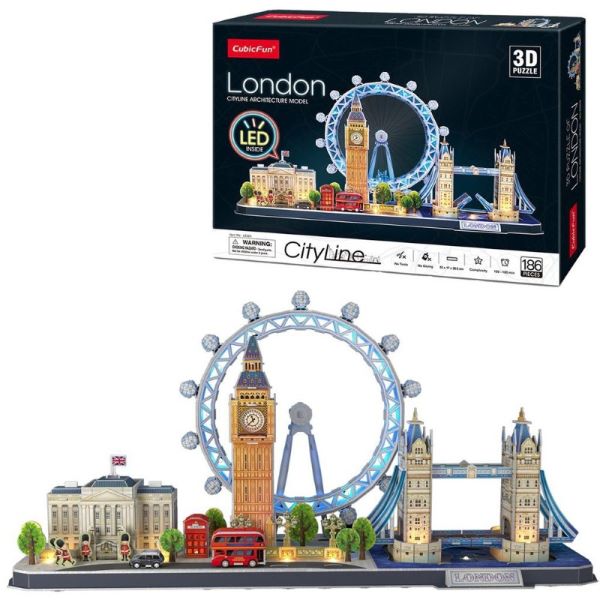 CUBIC FUN PUZZLE LED LONDON CITYLINE