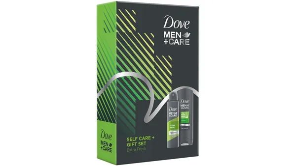 Setovi za negu tela DOVE Extra Fresh Men (dezodorans i gel za tuširanje)