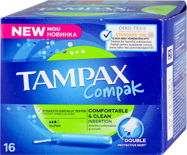 Tamponi TAMPAX Compak Super 16kom