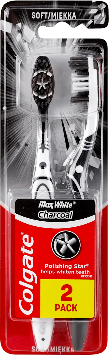 Četkica za zube COLGATE Max white Charcoal 2kom
