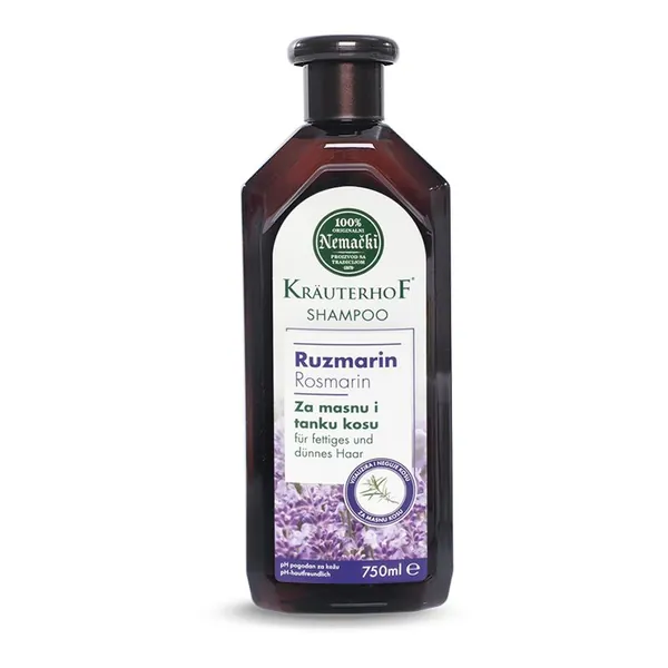 Šampon za kosu KRAUTERHOF ruzmarin za masnu kosu 750ml
