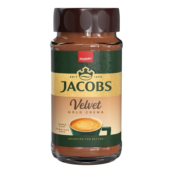 Instant kafa JACOBS velvet gold crema 180g