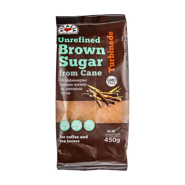 Smeđi šećer VITALIA Turbinado 450g