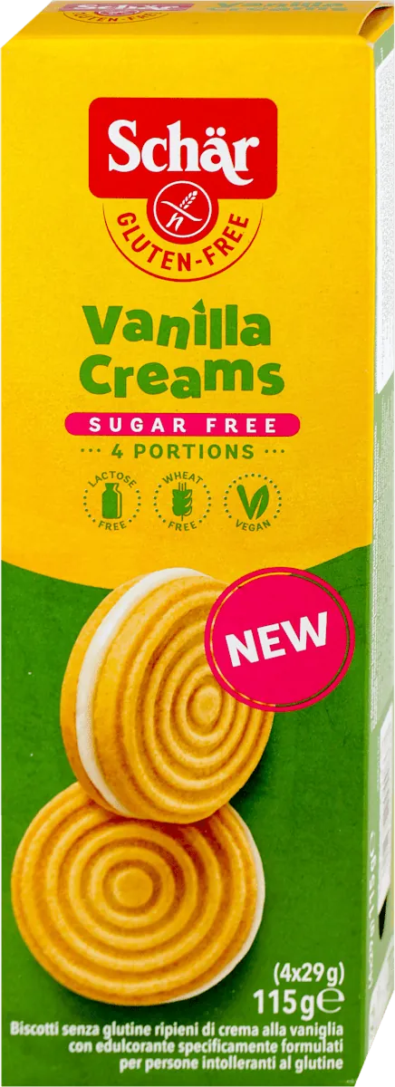Bezglutenski keks vanila bez šećera SCHAR 115g
